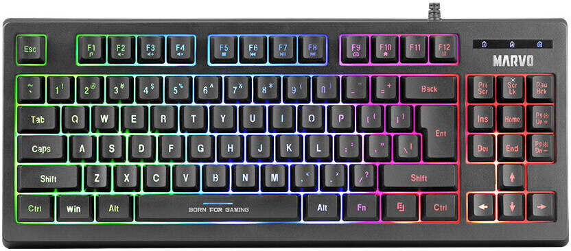 MARVO K607 80% Wired Gaming Keyboard – technoparkonline.com